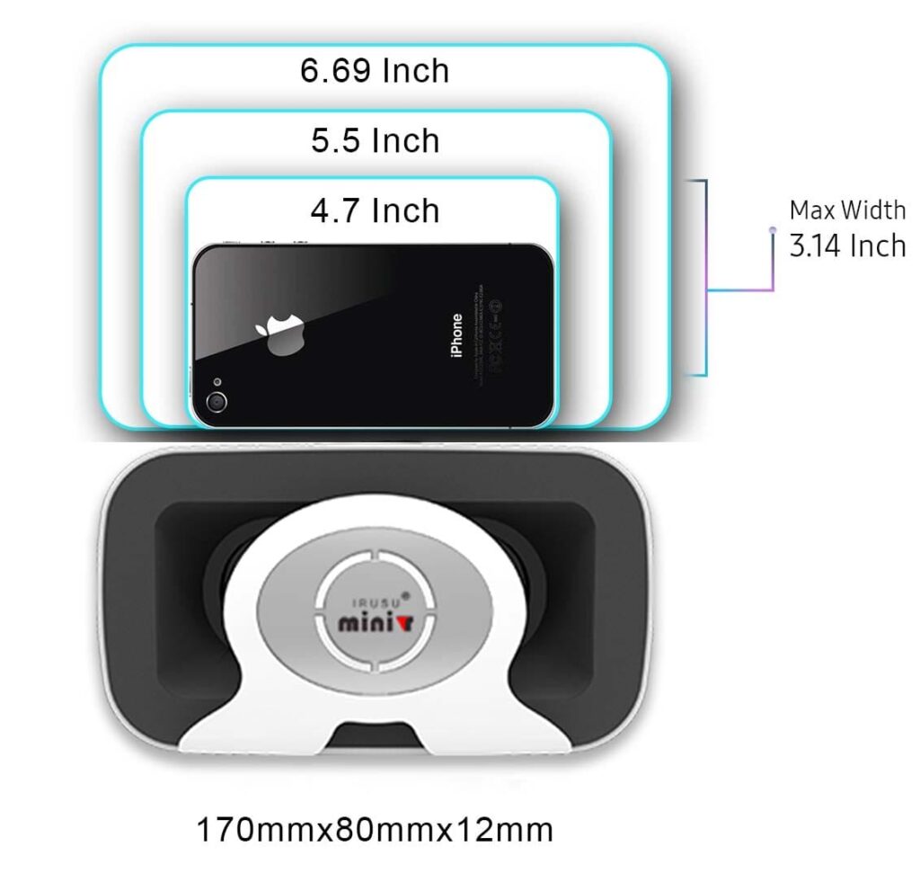 Mini 3d VR Headset at Best Price in India with HD Lenses for Mobiles